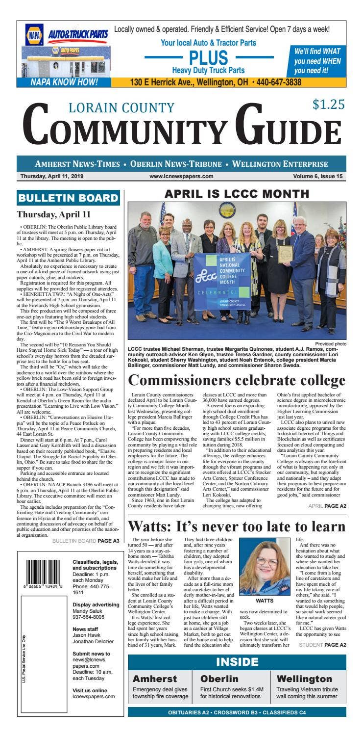 Lorain County Community Guide - April 11, 2019 by Lorain County ...