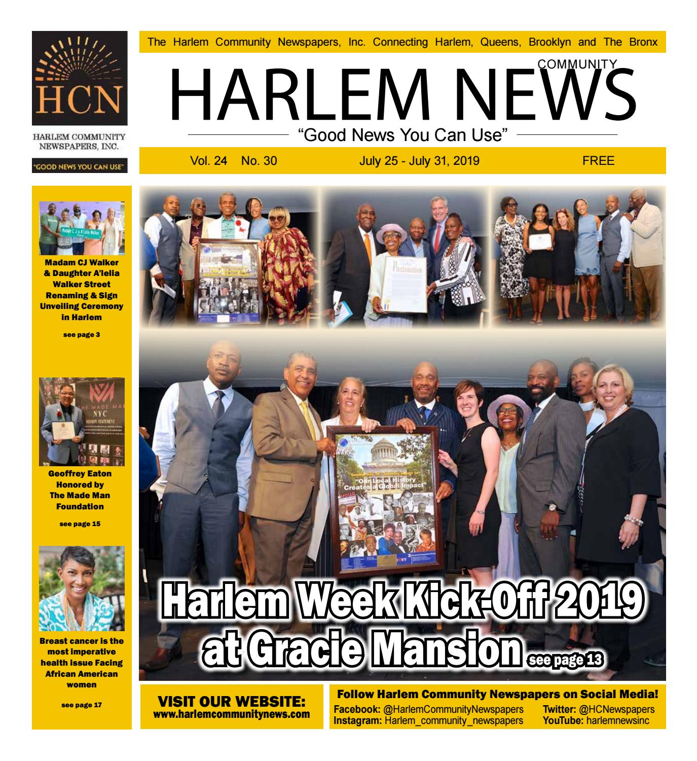 Harlem Community Newspapers | July 25, 2019 by Mike Kurov - Issuu