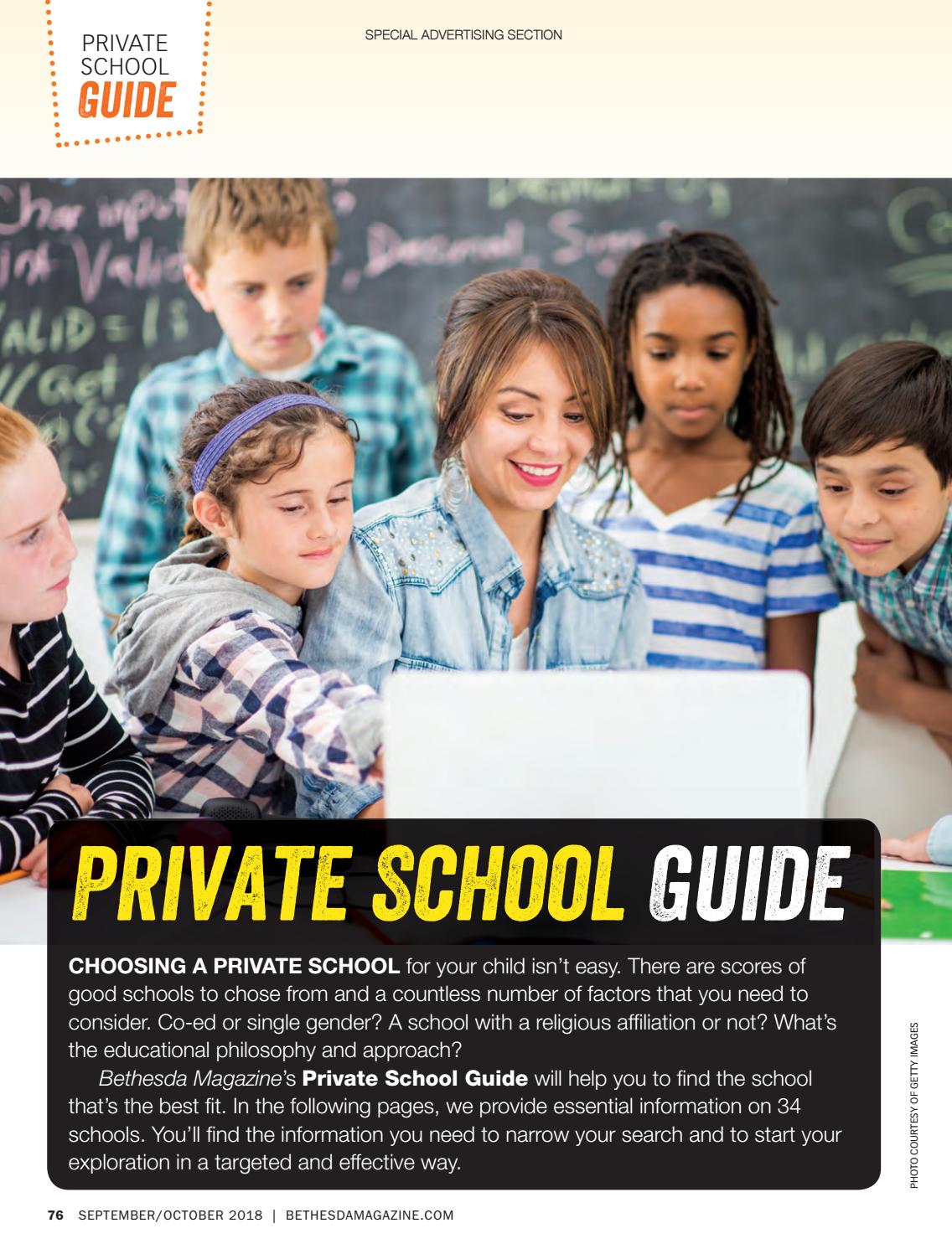 Private School Guide 2018 by MoCo360 - Issuu