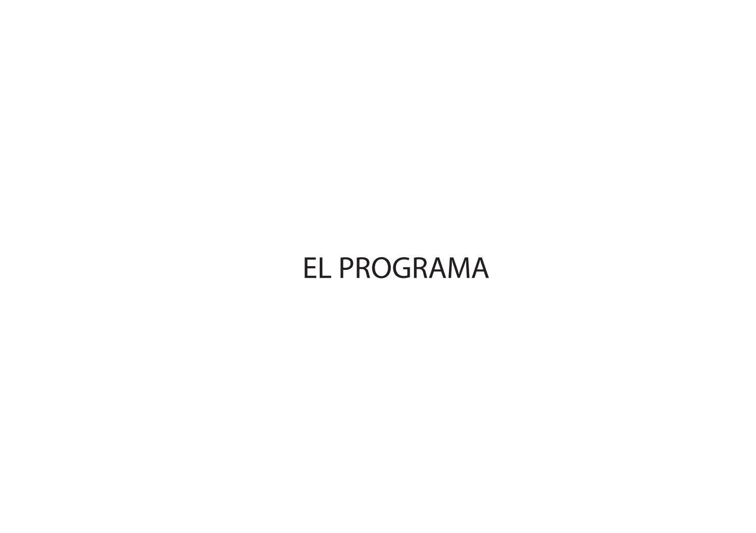 El Programa by Daniel Veintimilla - Issuu