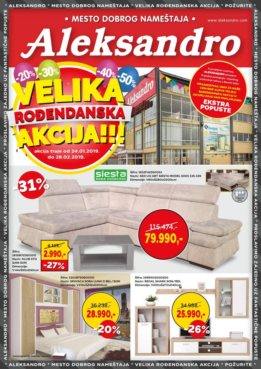 Aleksandro katalog nameštaja 2019. by Catalog.rs - Issuu