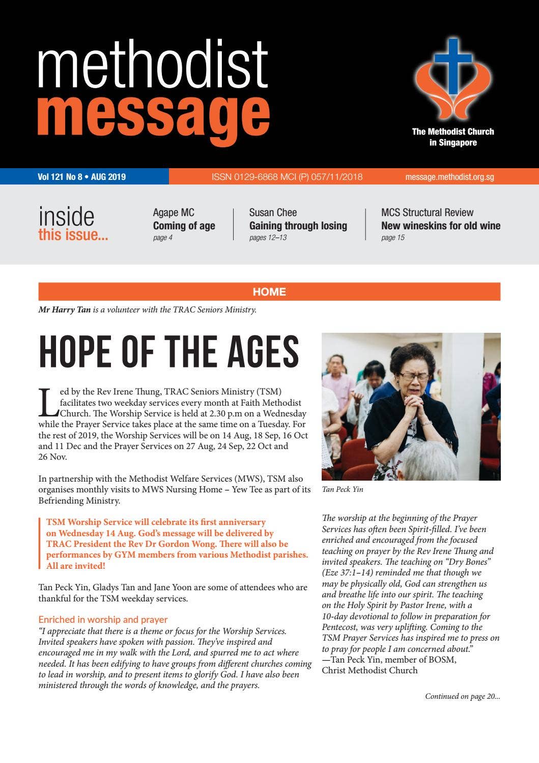 Methodist Message: August 2019 by Methodist Message - Issuu