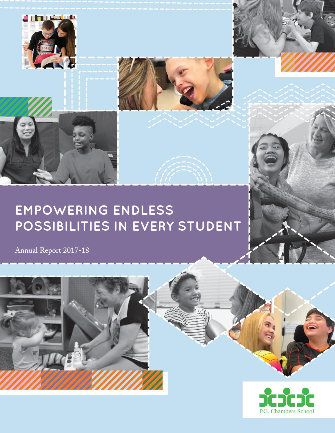 2017-2018 Annual Report by P.G. Chambers School - Issuu