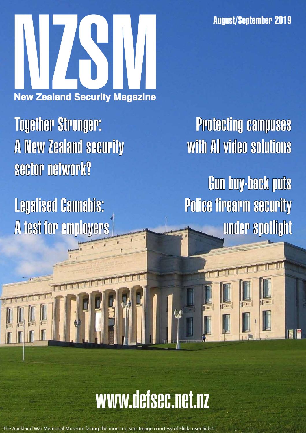 New Zealand Security - Aug-Sep 2019 by Defsec New Zealand - Issuu