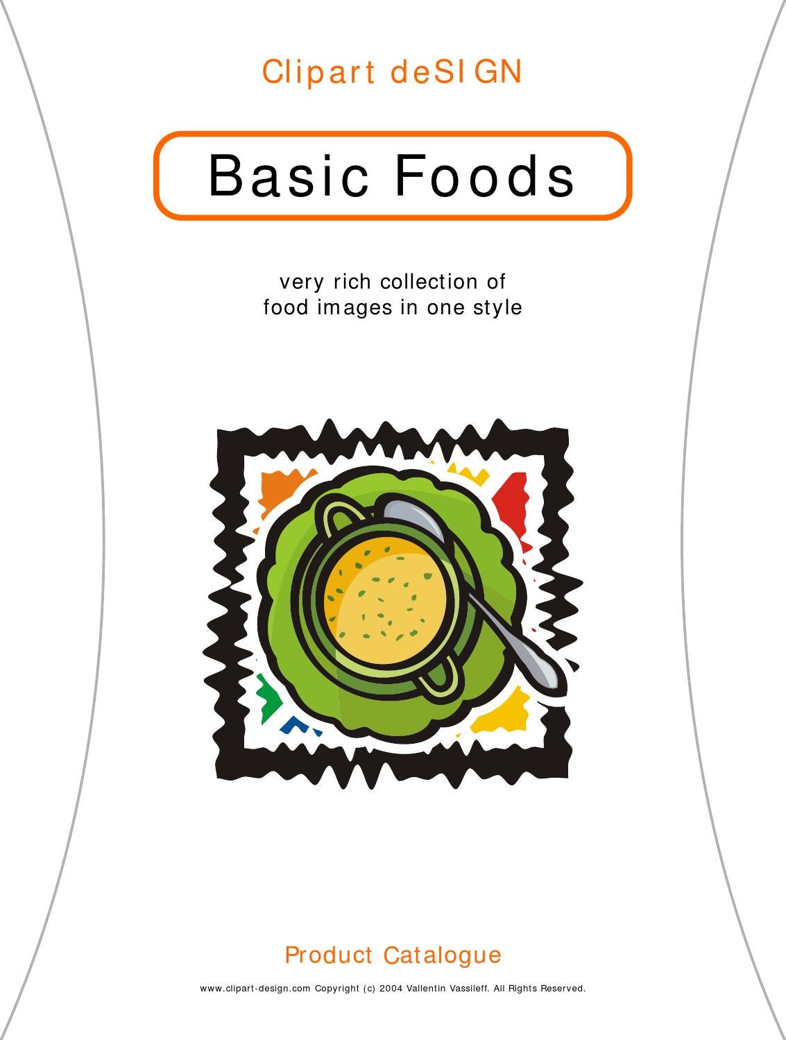 Basic Foods Clipart Collection by Clipart deSIGN - Issuu