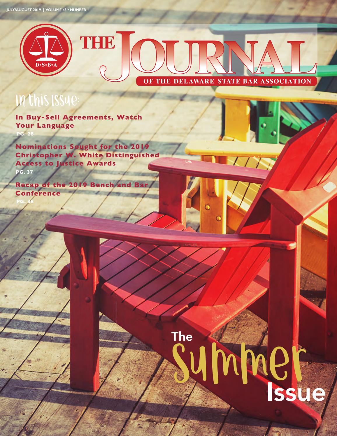 DSBA Bar Journal July/August 2019 by DSBAMedia - Issuu