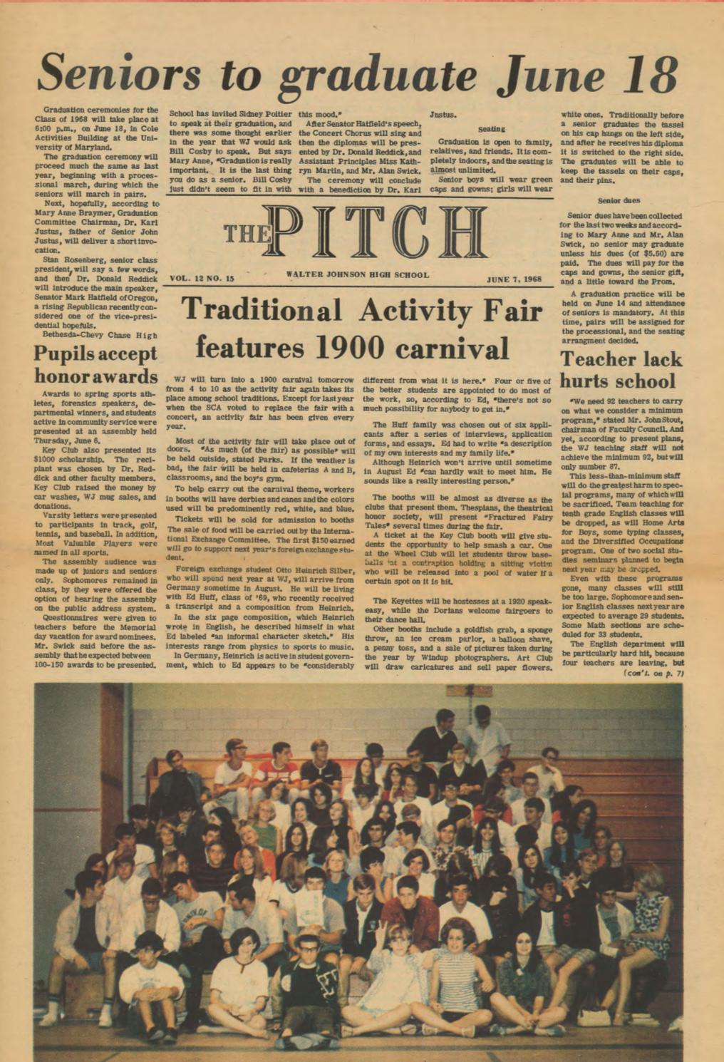 Walter Johnson HS Pitch - June 7, 1968 by Ben Bialek - Issuu