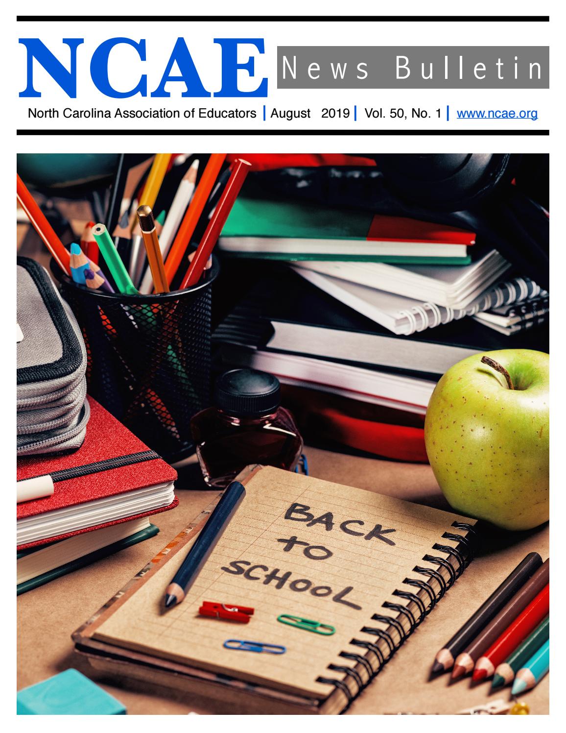 August 2019 NCAE News Bulletin by NCAE - Issuu