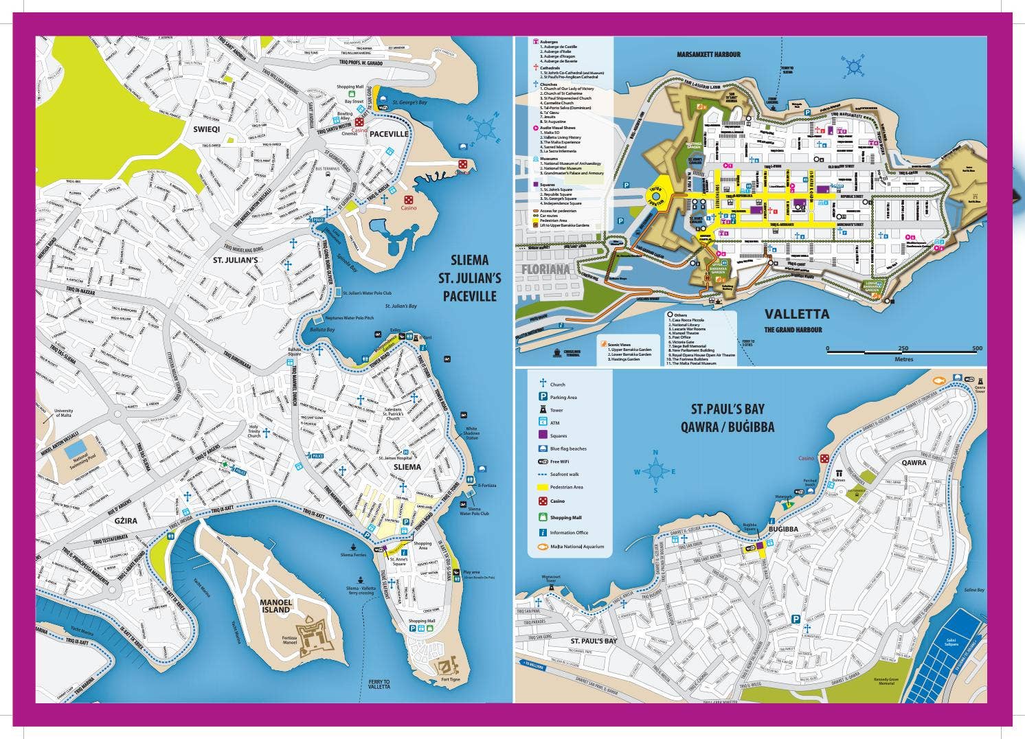 Malta & Gozo A3 Map 2 by Malta Tourism Authority - Issuu