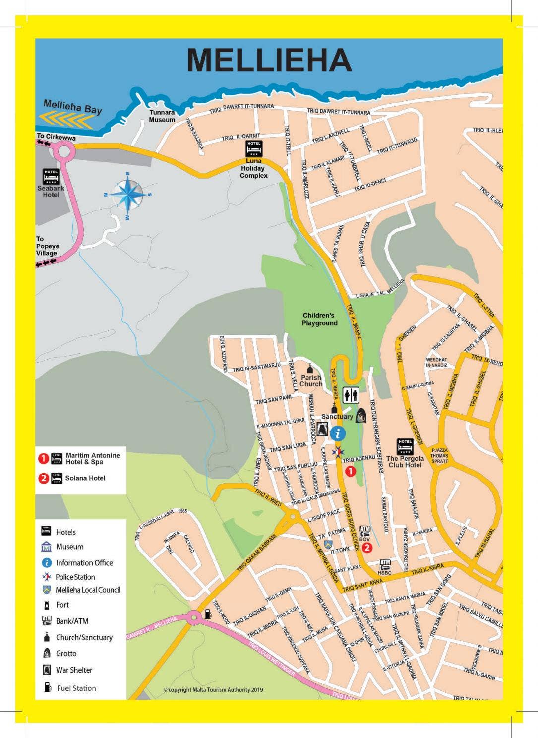 Mellieha Map A4 by Malta Tourism Authority - Issuu