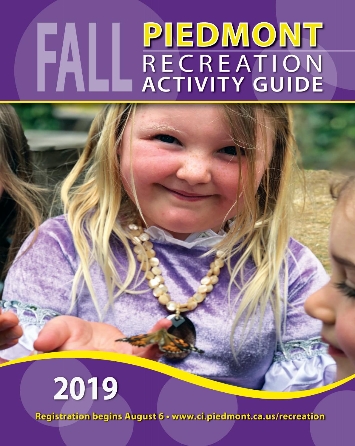 Piedmont Recreation Department Fall Activity Guide 2019 by ...