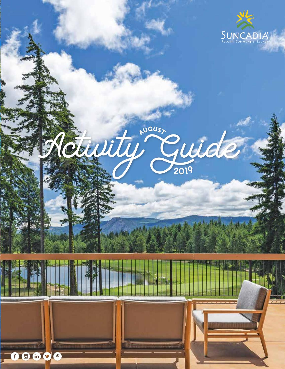 Suncadia Activity Guide, August 2019 by Suncadia Resort - Issuu