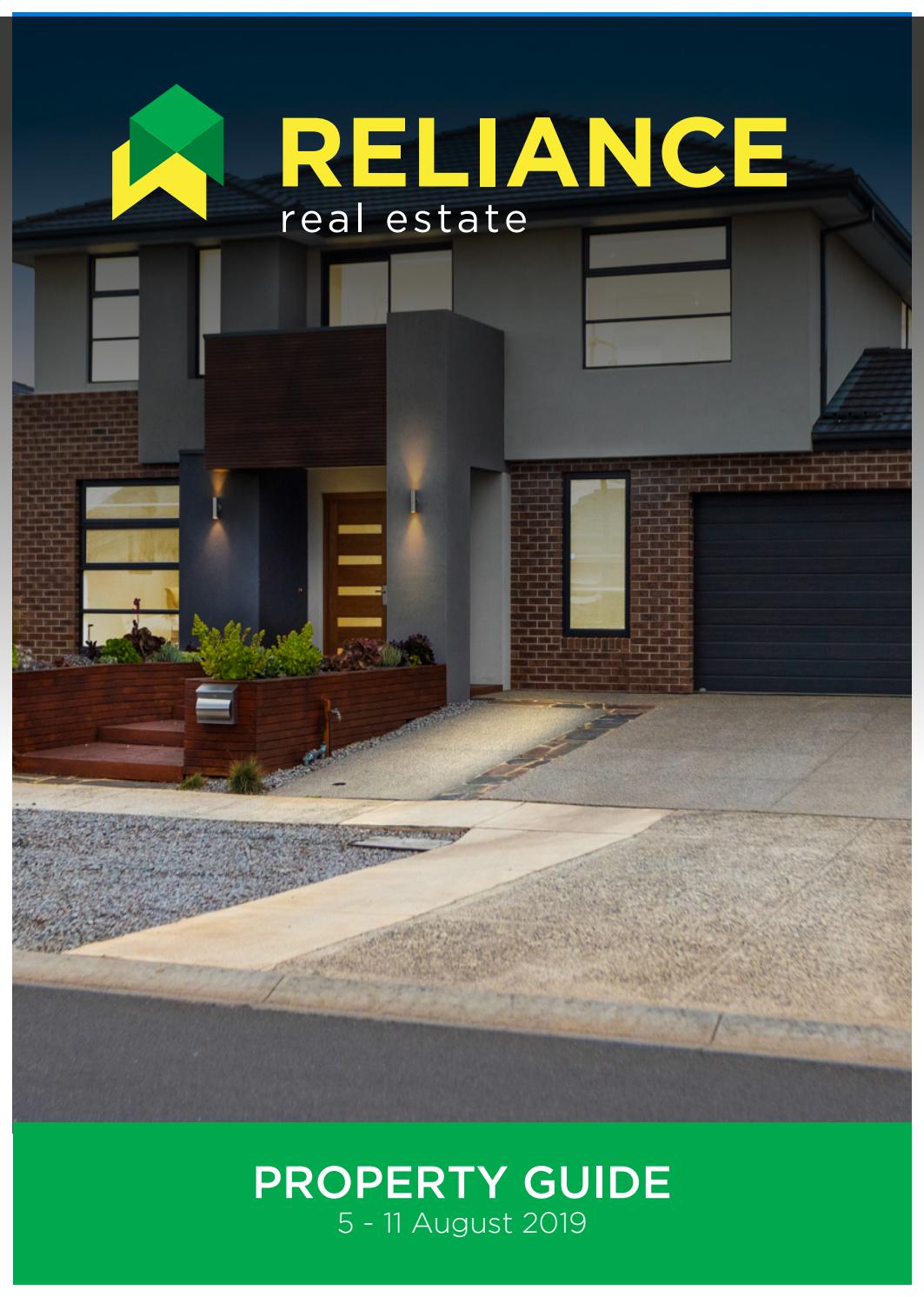 Reliance Property Guide 5 - 11 August 2019 by Reliance Real Estate - Issuu