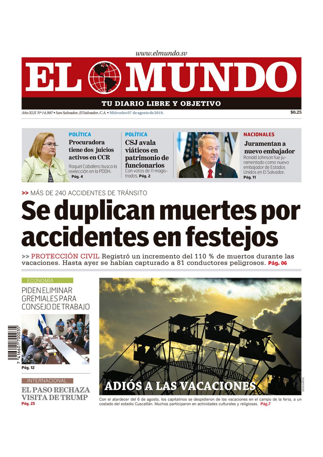 Mundo070819 by Diario El Mundo - Issuu