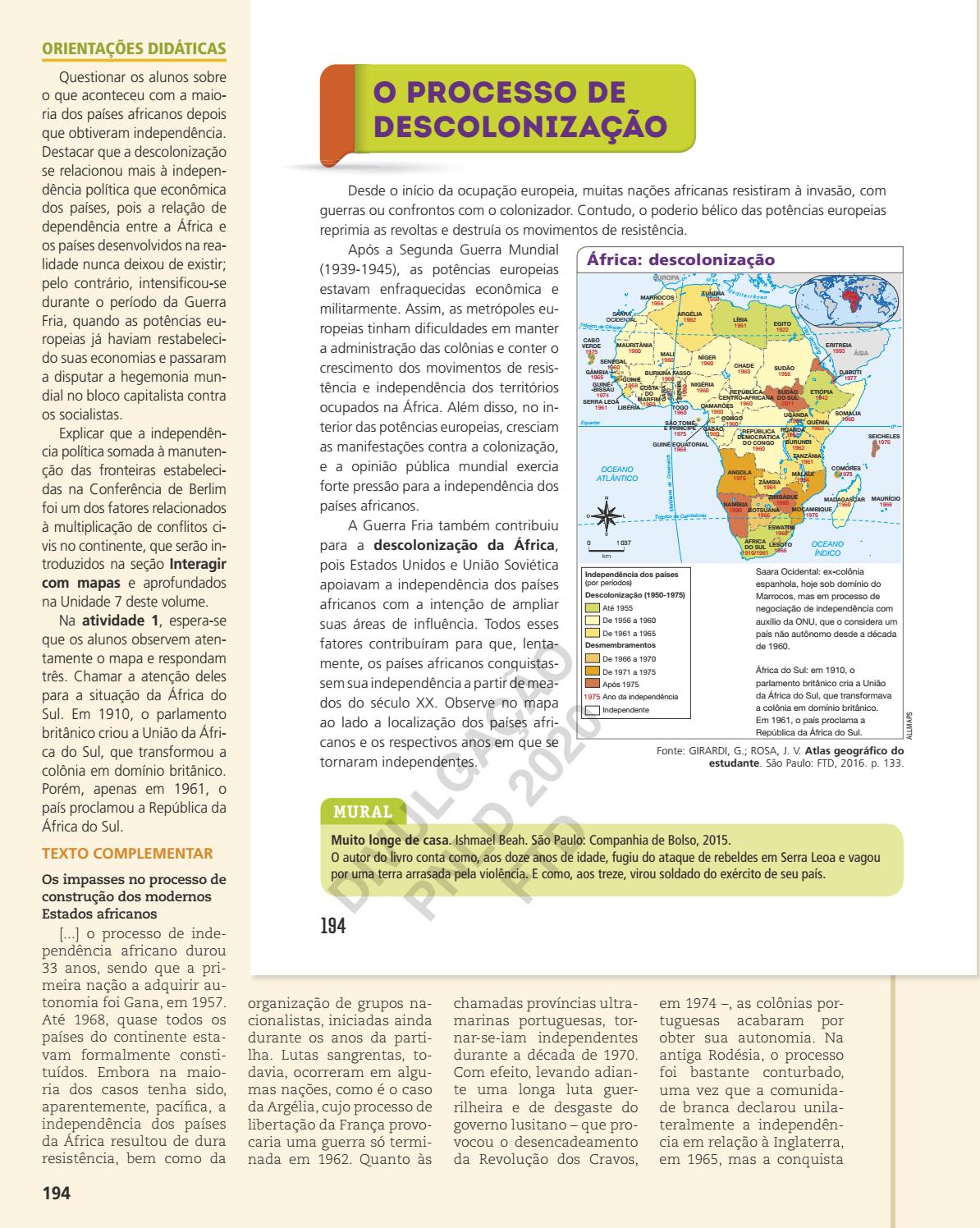 Geografia espaco 8 by Editora FTD - Issuu