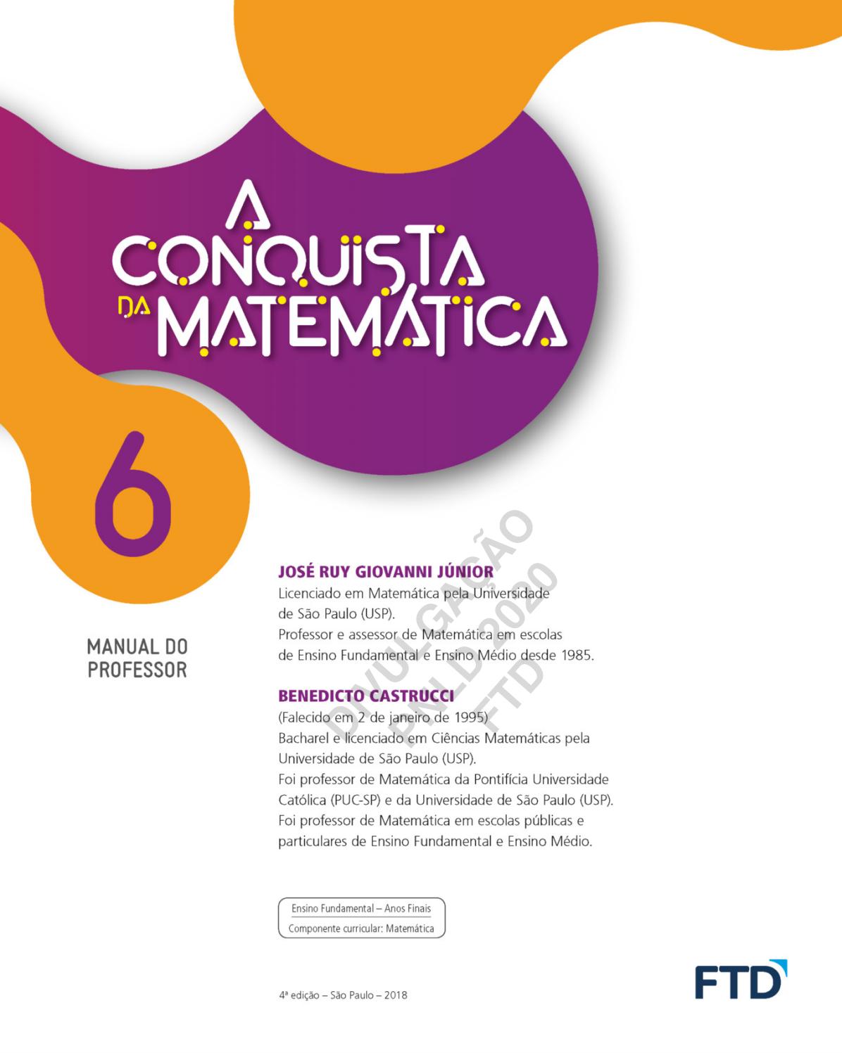 Matemática conquista 6 by Editora FTD - Issuu