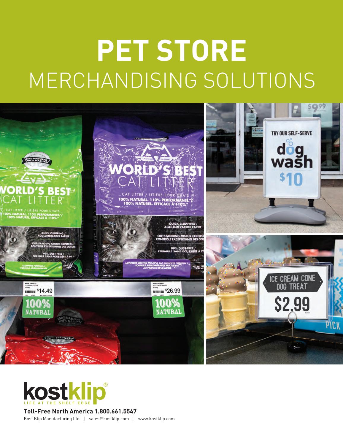 Pet Store Merchandising Solutions Brochure by kostklip® | Life at the ...