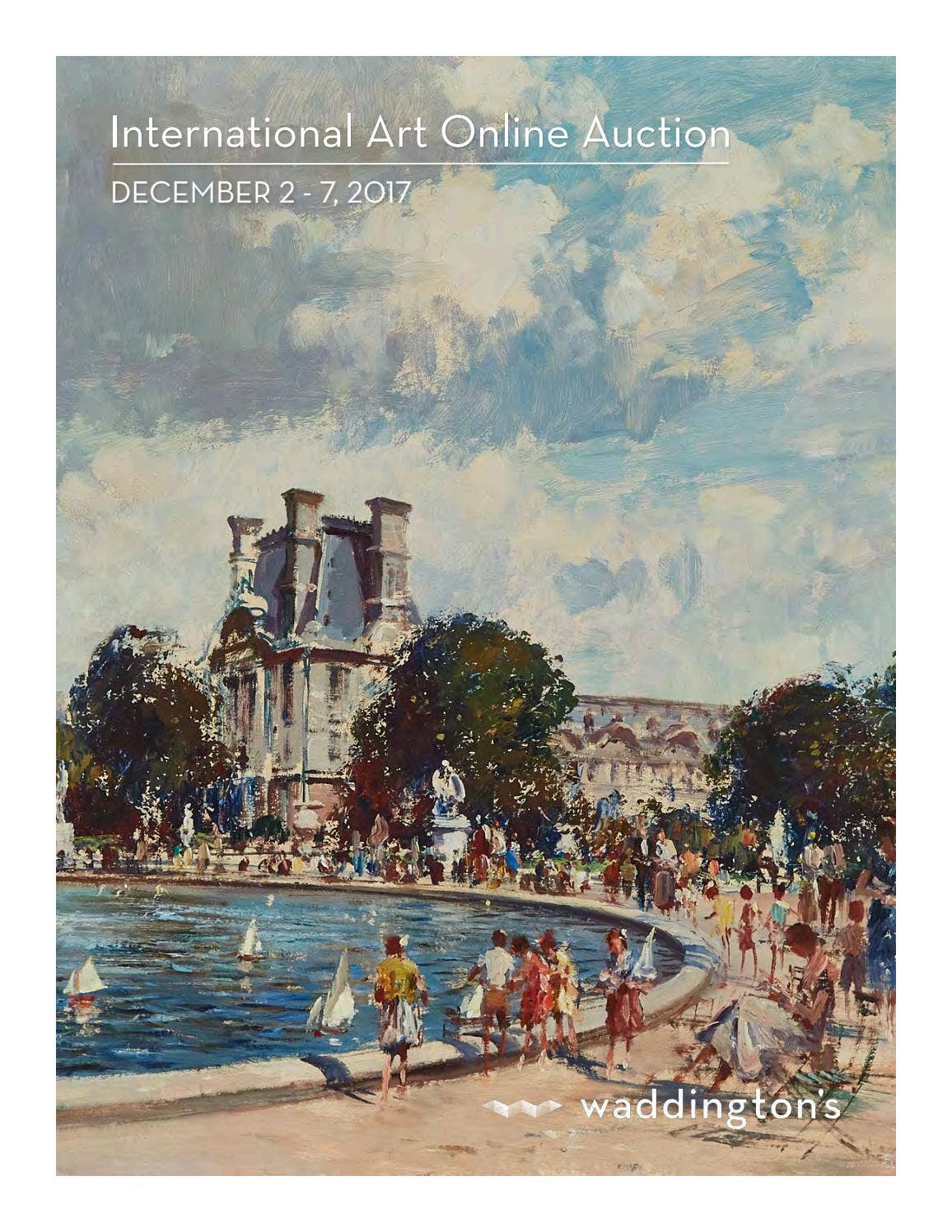 International Art Online Auction | Dec. 2 - 7, 2017 by waddingtons - Issuu