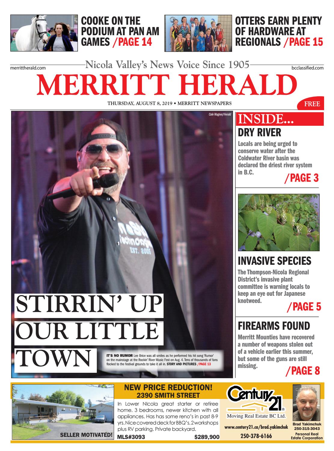 Merritt Herald August 8, 2019 by Merritt Herald - Issuu