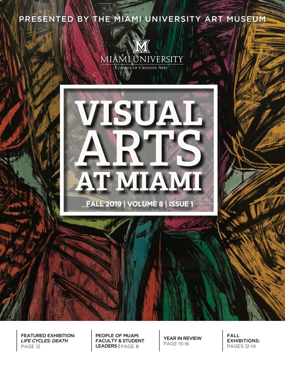 Miami University Art Museum - FALL 2019 - Visual Arts at Miami Magazine ...