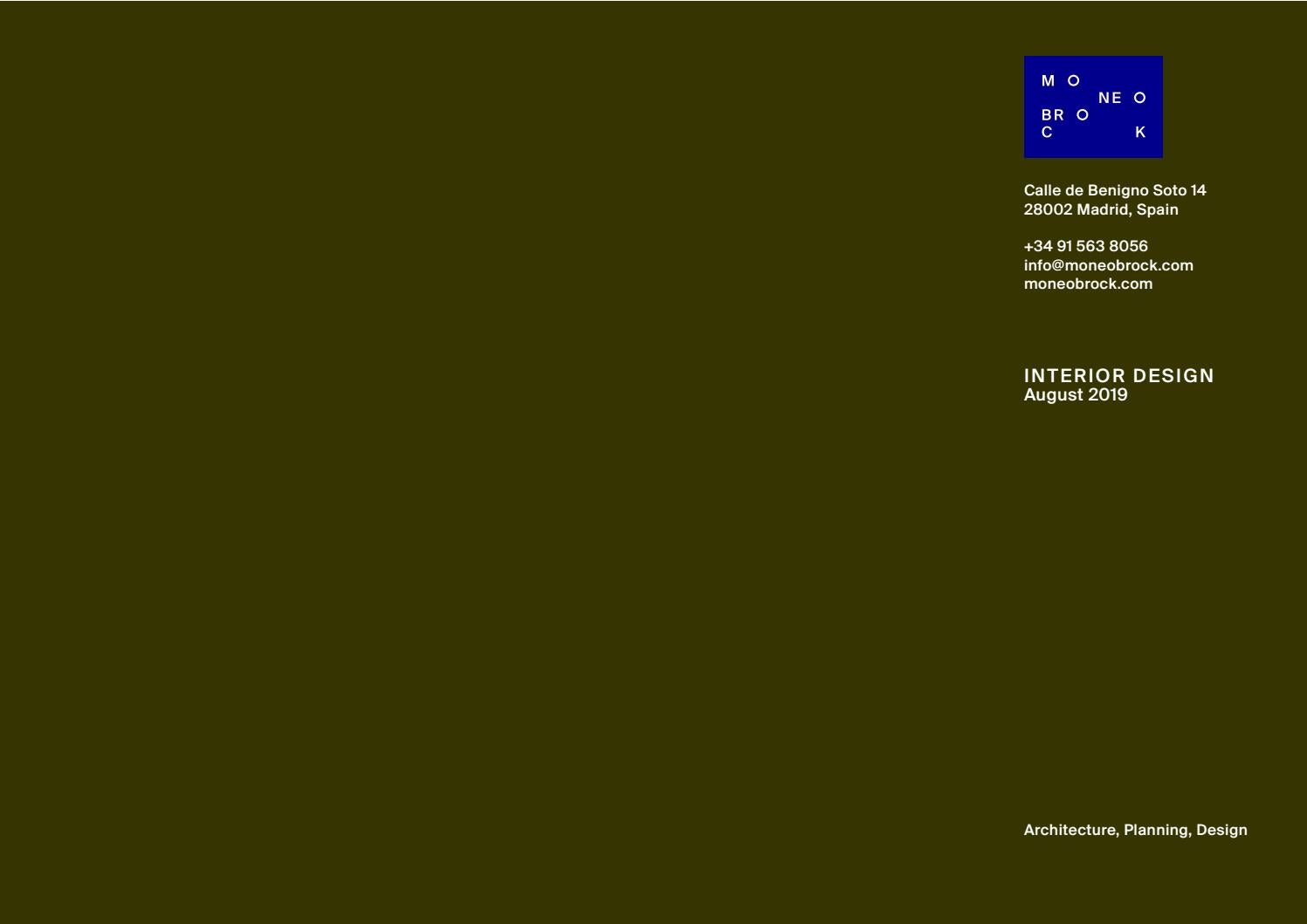 MBS_INTERIOR DESIGN BROCHURE_en_190808 by Moneo Brock - Issuu