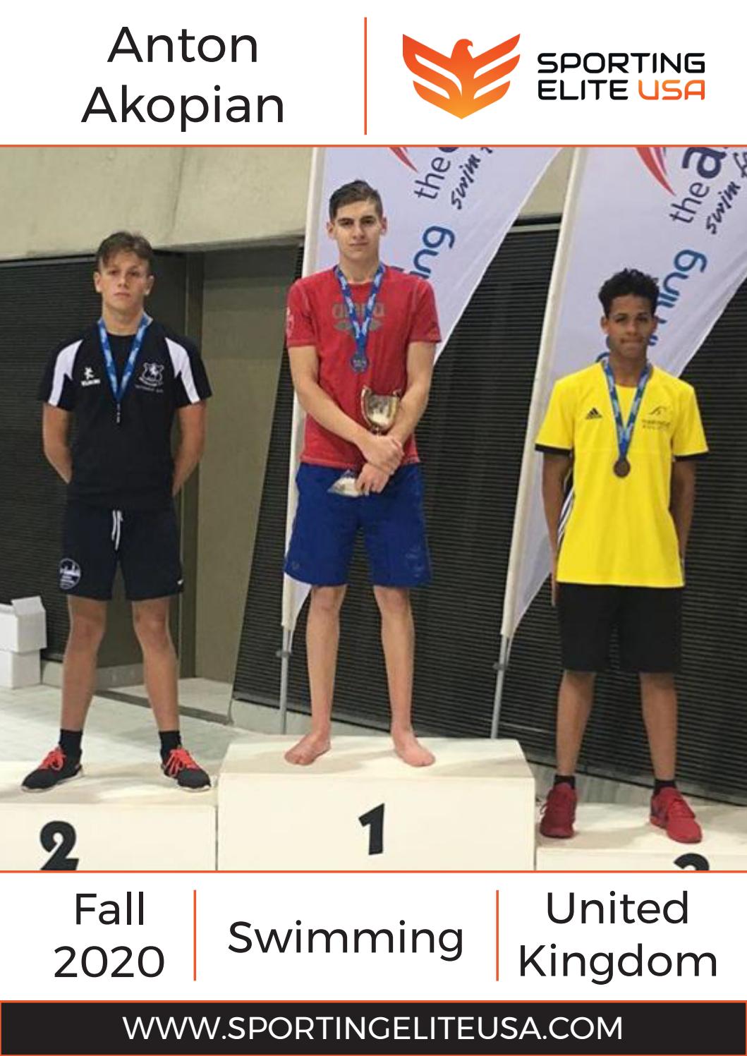 Anton Akopian Sporting CV by Sporting Elite USA - Issuu