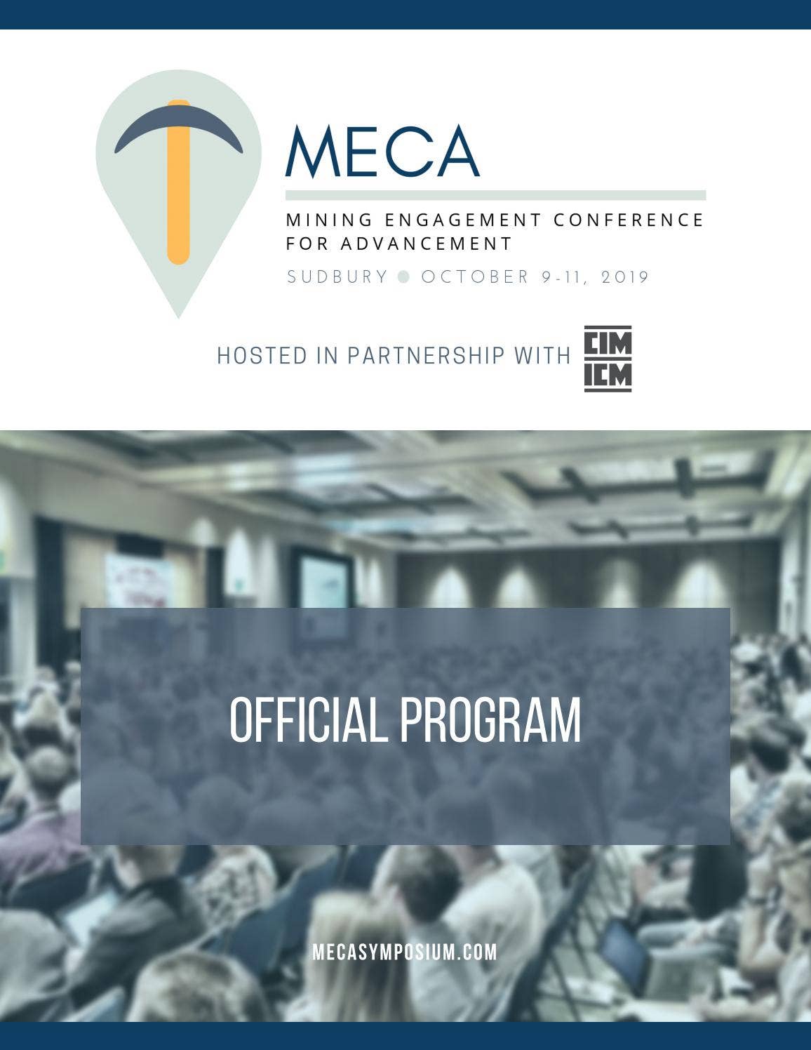 MECA Symposium Official Program by CIM-ICM Publications - Issuu