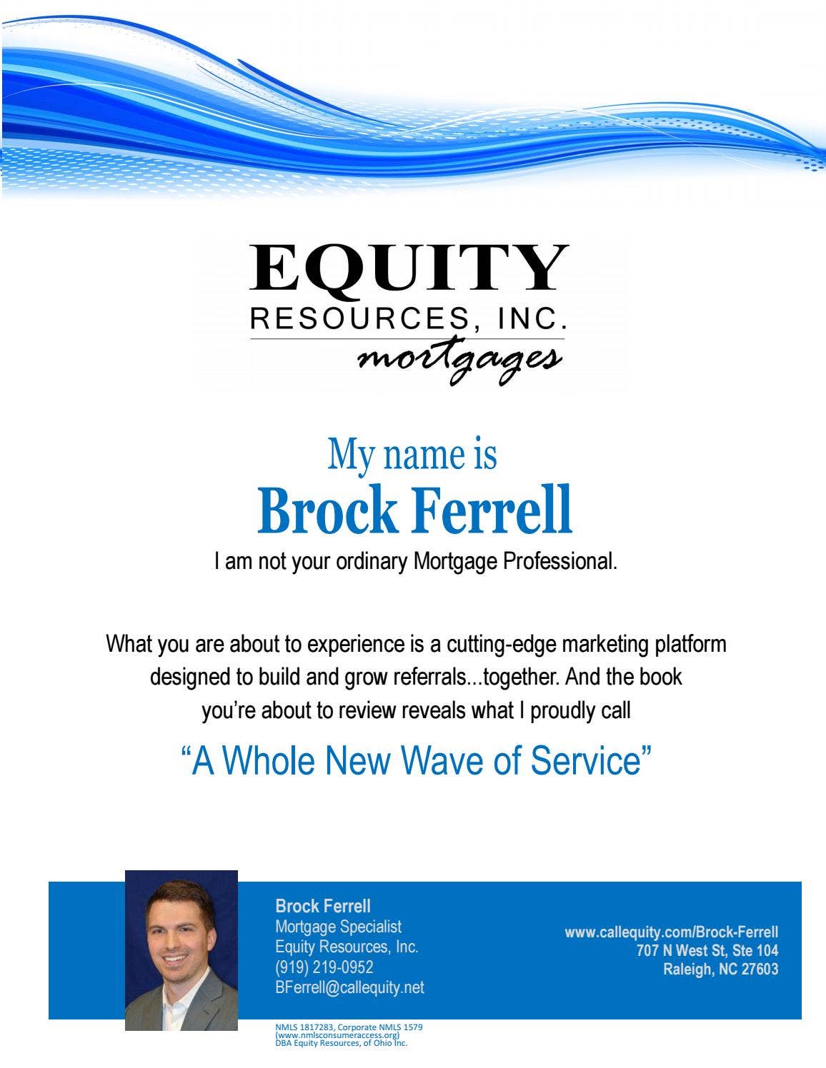 Brock Ferrell New Wave Binder by Angie Caughenbaugh - Issuu