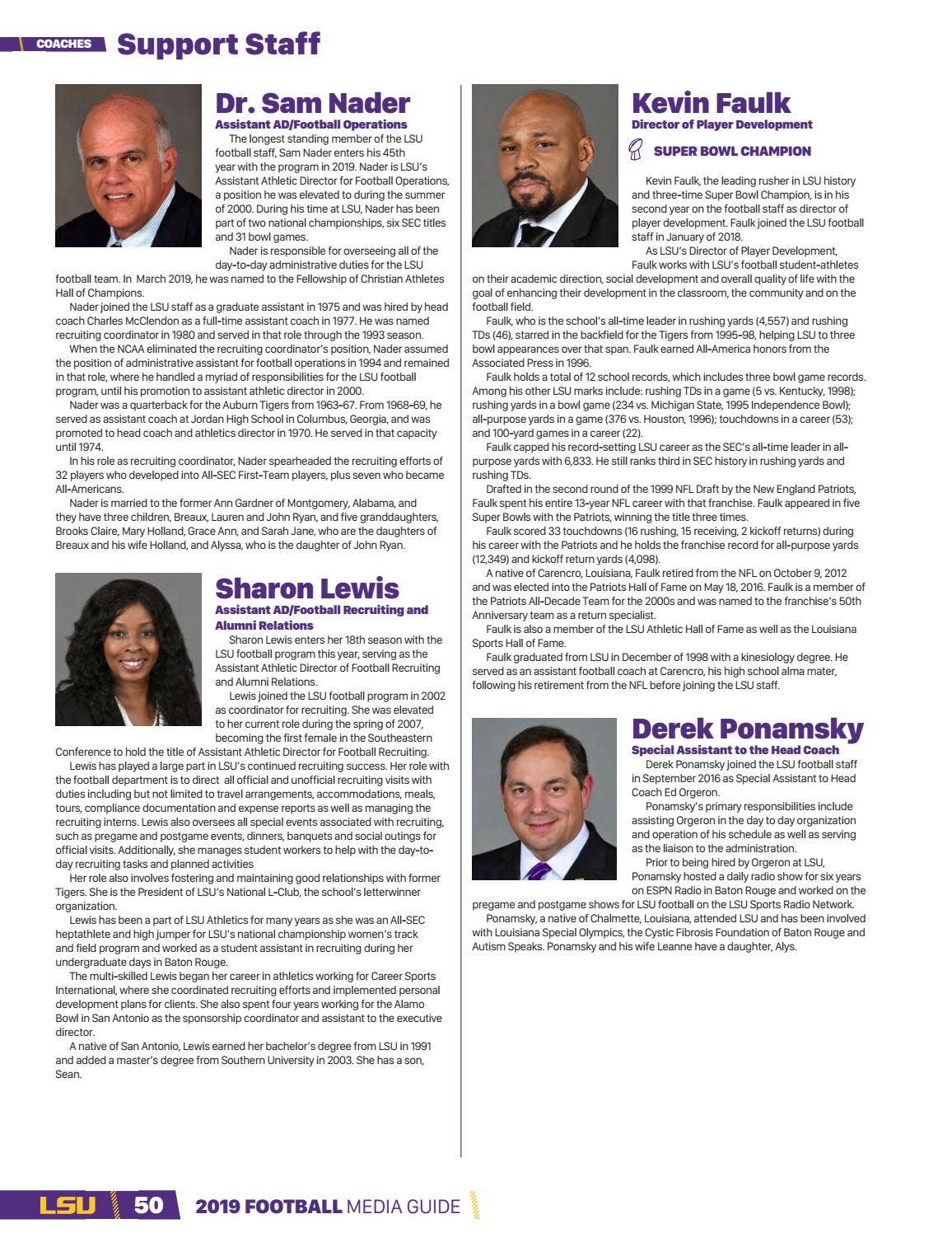 2019 LSU Football Media Guide by LSU Athletics - Issuu