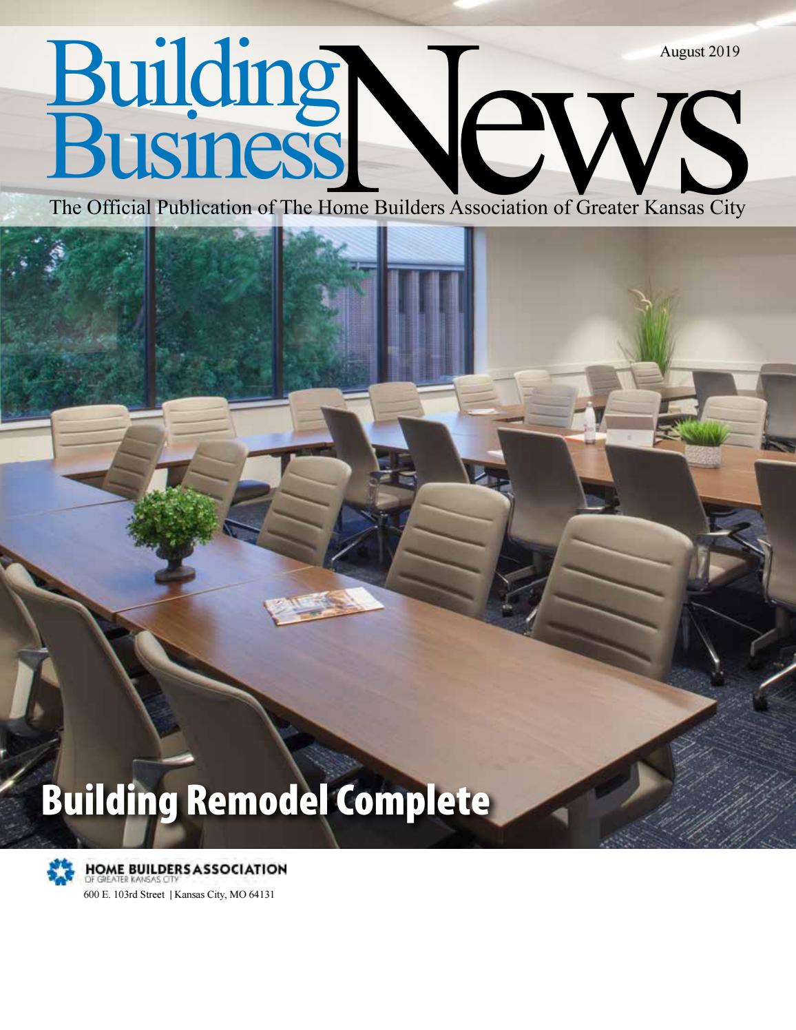Building Business News, August 2019 by Home Builders Association of ...