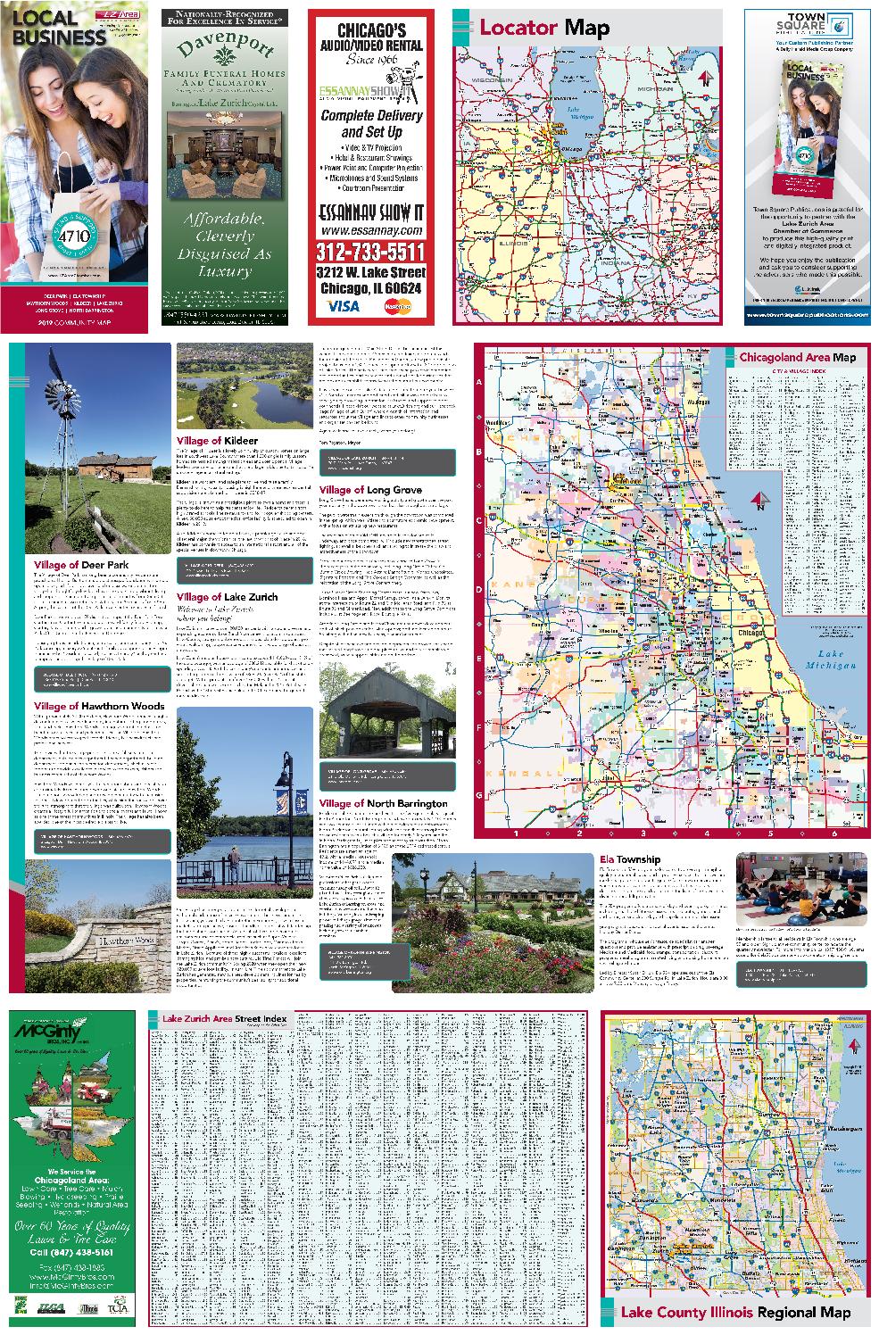 Lake Zurich IL Chamber Map by Town Square Publications, LLC - Issuu