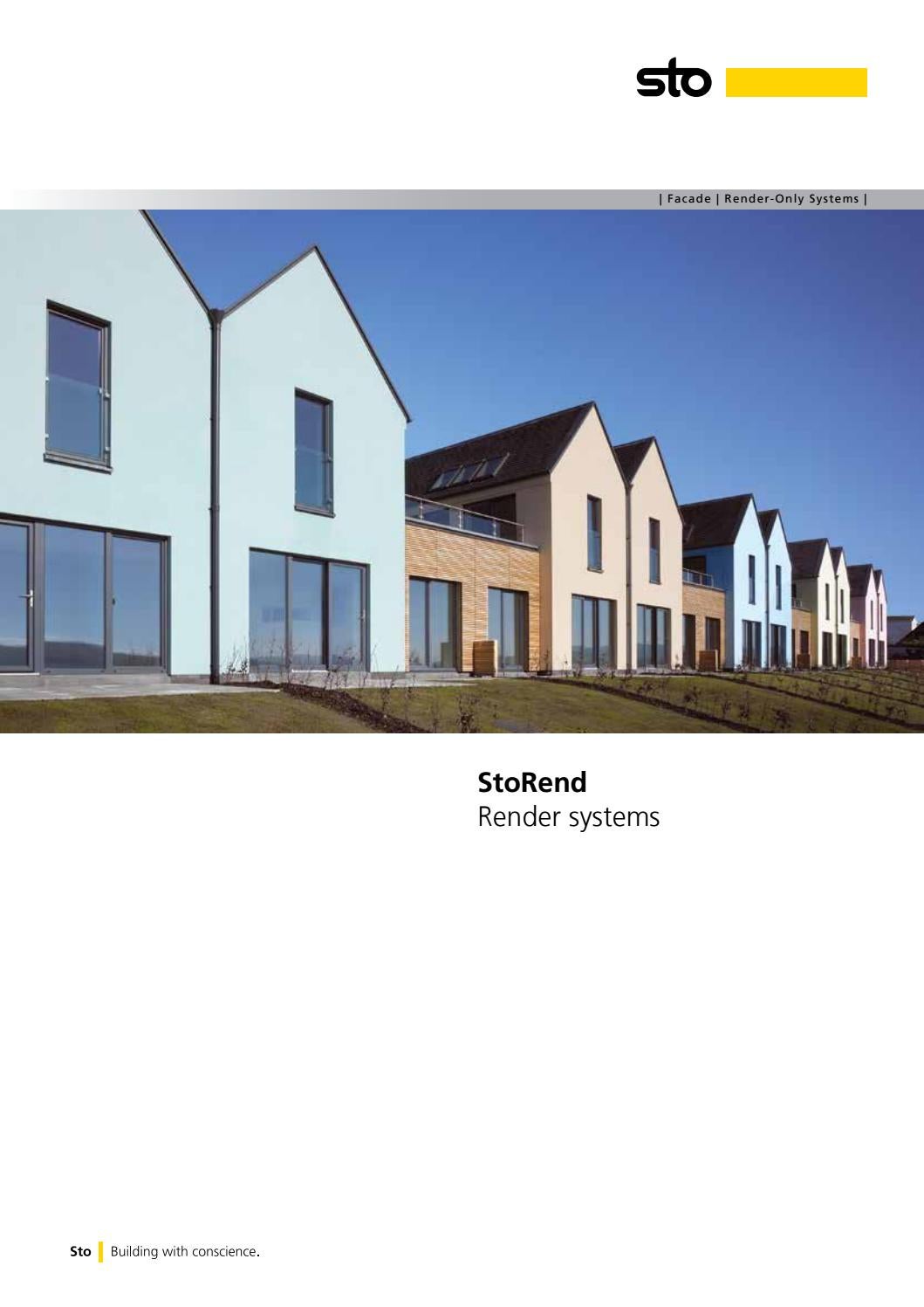 StoRend render / stucco facade systems by Sto Werkstatt - Issuu