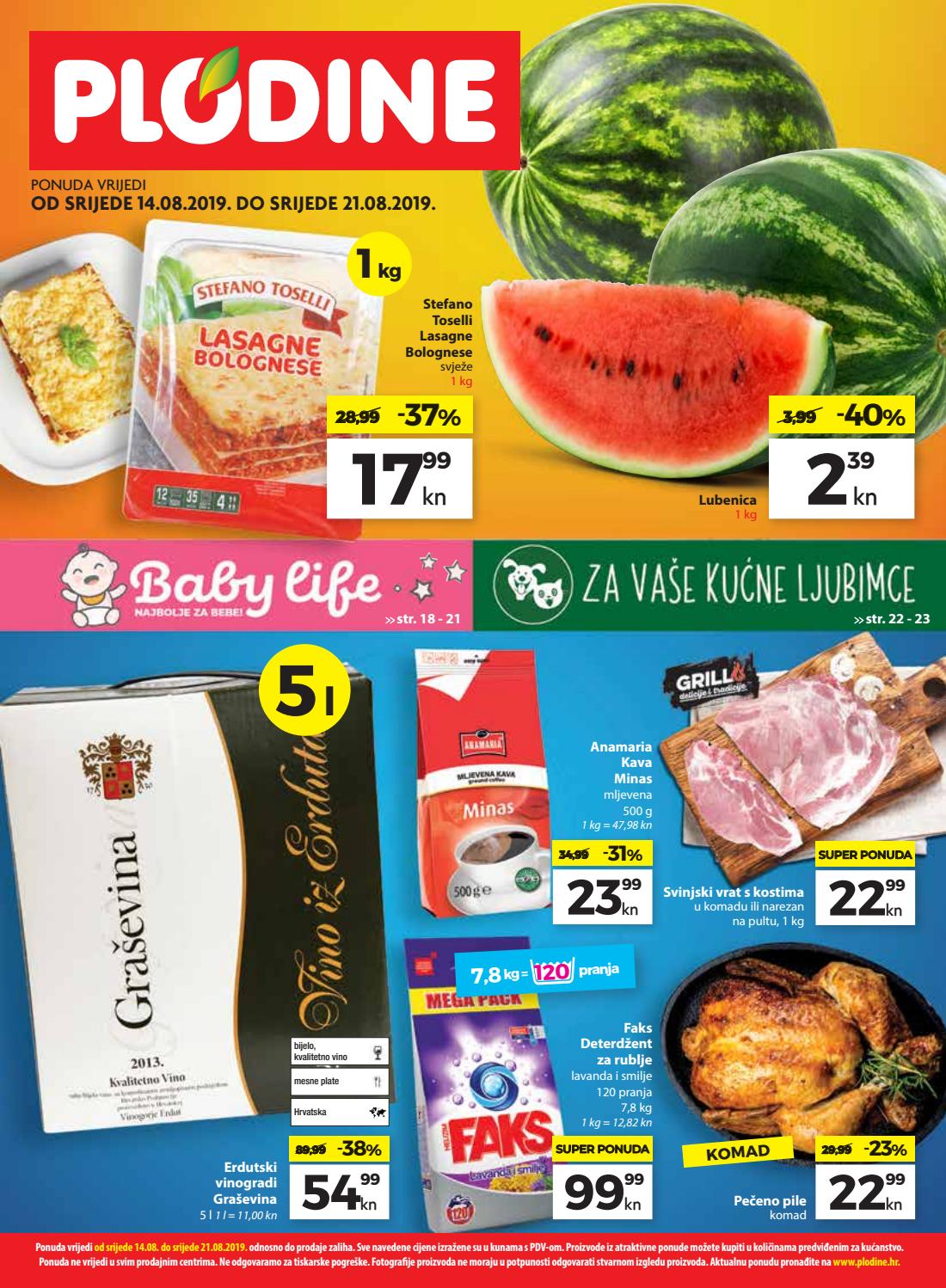 Plodine katalog supermarketa od 14.-21.08.2019. by Catalog.hr - Issuu