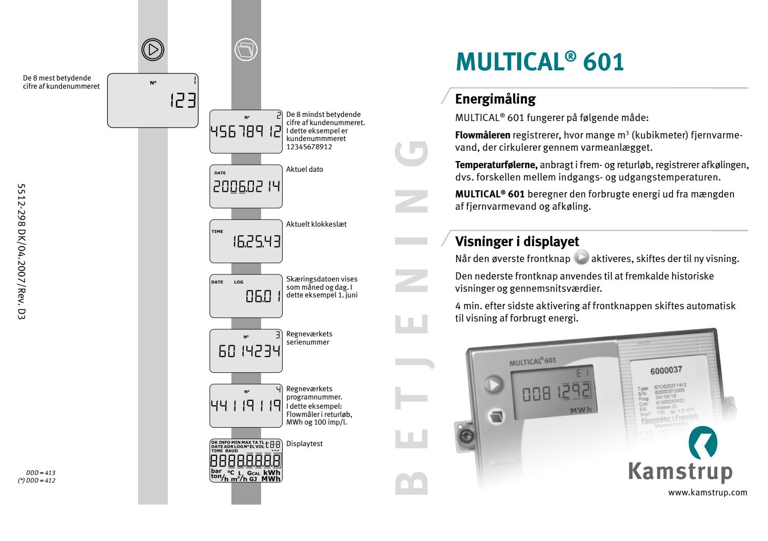 Multical 601 by Verdo - Issuu