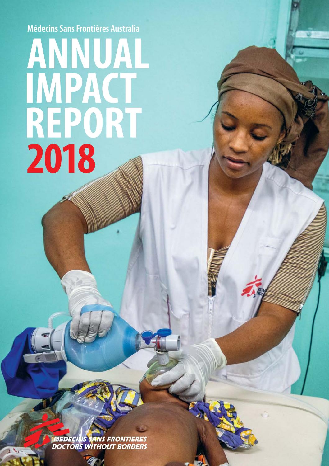 MSF Australia Annual Impact Report 2018 by Médecins Sans Frontières ...