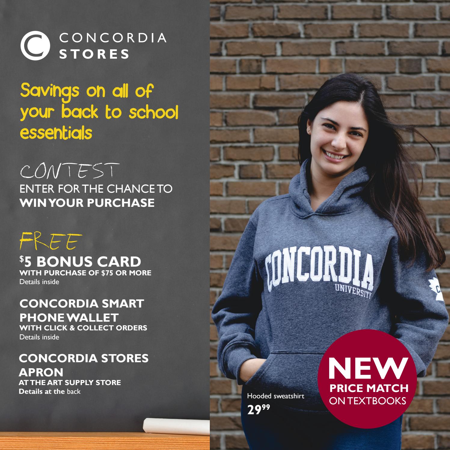 Concordia Stores Fall 2019 back to school by Concordia Business ...