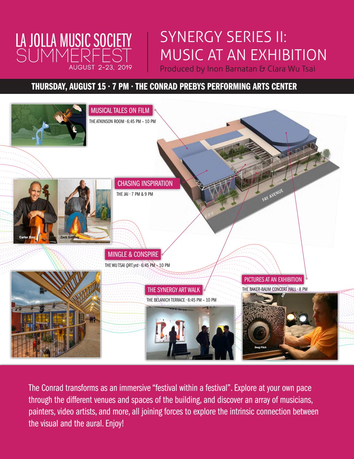 Synergy Series II: Music at an Exhibition by La Jolla Music Society - Issuu