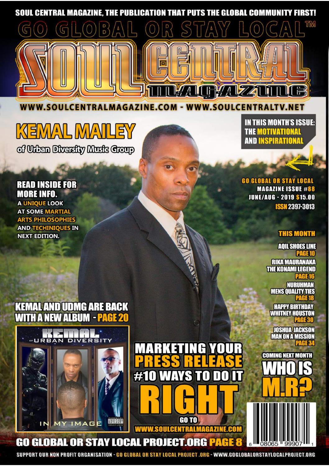 Soul Central Magazine Edition #88 KEMAL MAILEY #CEO by Soul Central ...