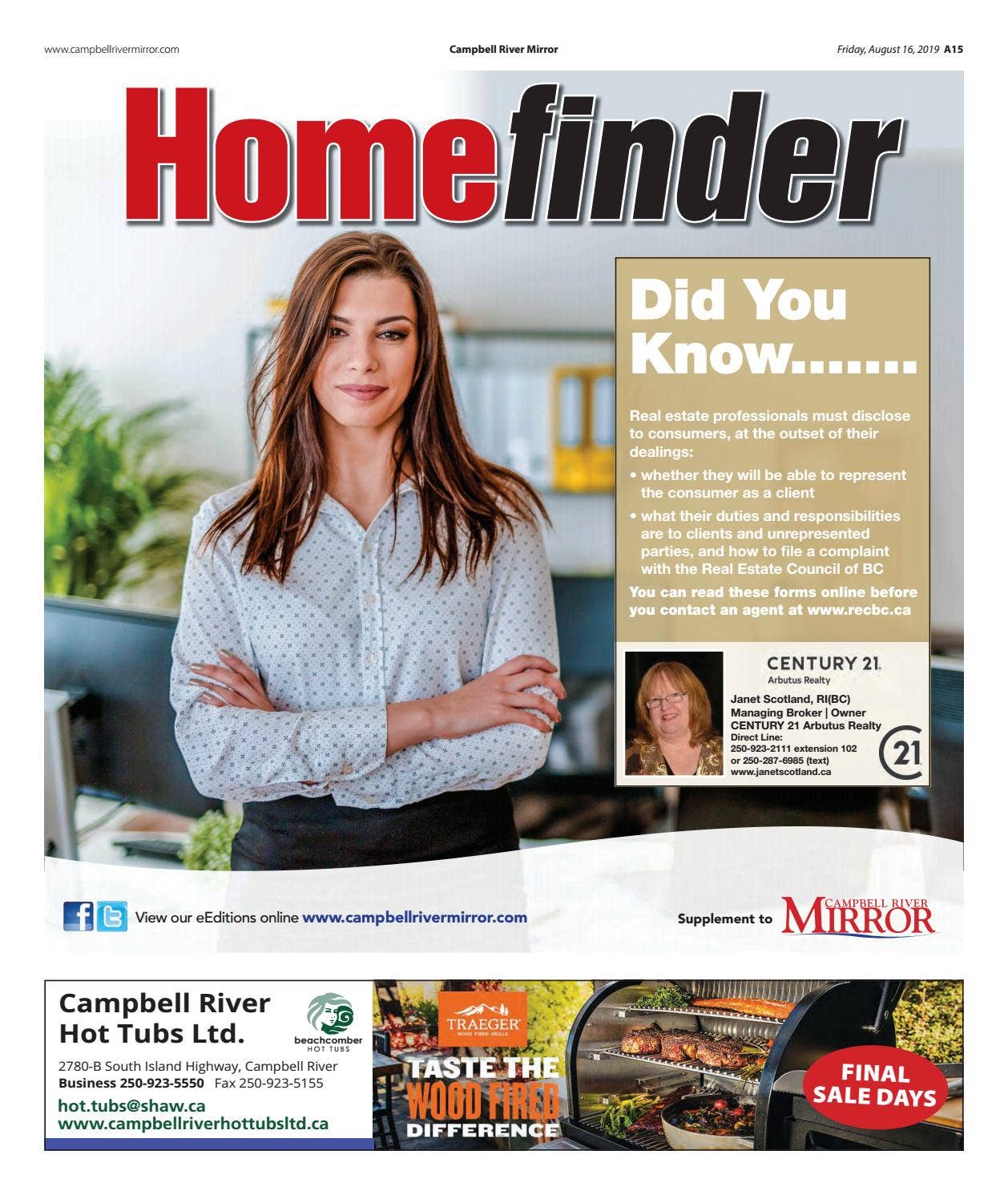 Real Estate Guide - 08-16 Homefinder by Black Press Media Group - Issuu