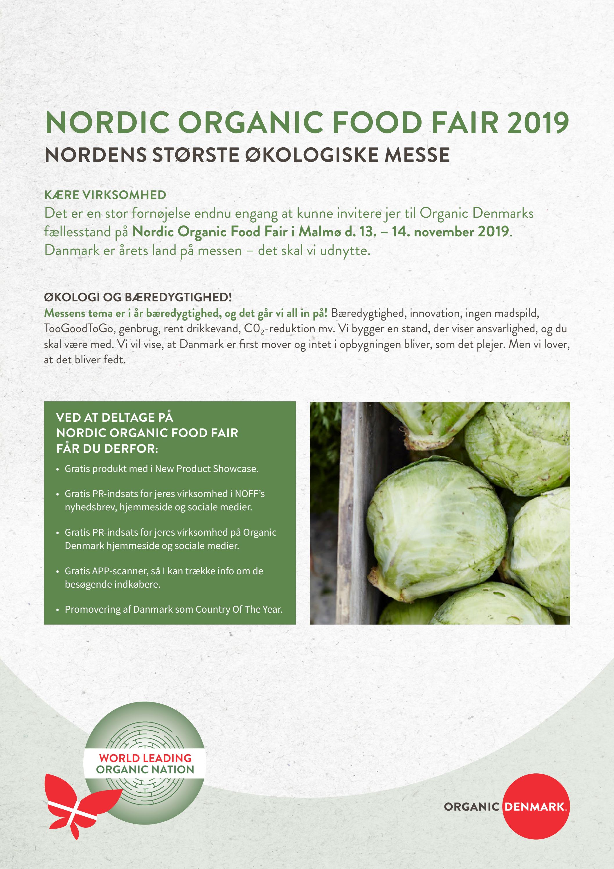 Nordic Organic Food Fair 2019 by Økologisk Landsforening - Issuu