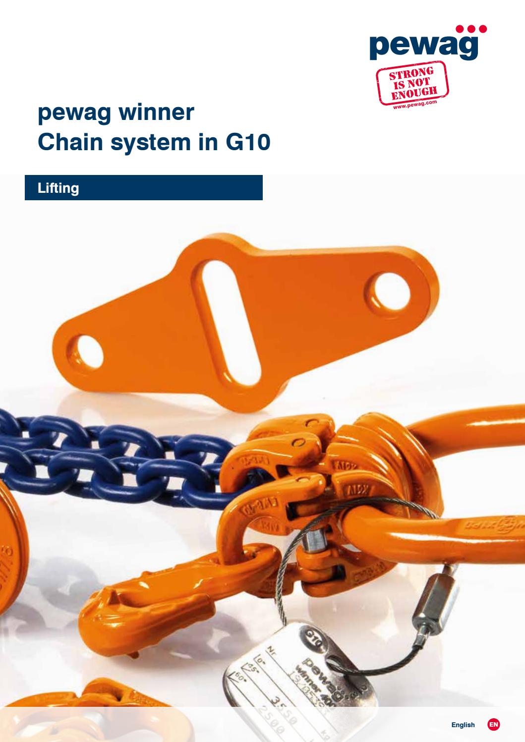 pewag winner Chain system in G10 - catalog by pewag - Issuu