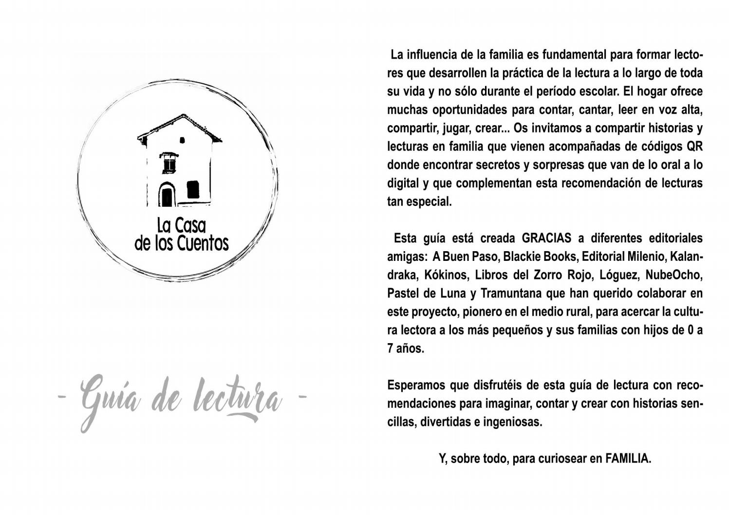 GuÍa de lectura LA CASA DE LOS CUENTOS by Unpuntocurioso - Issuu