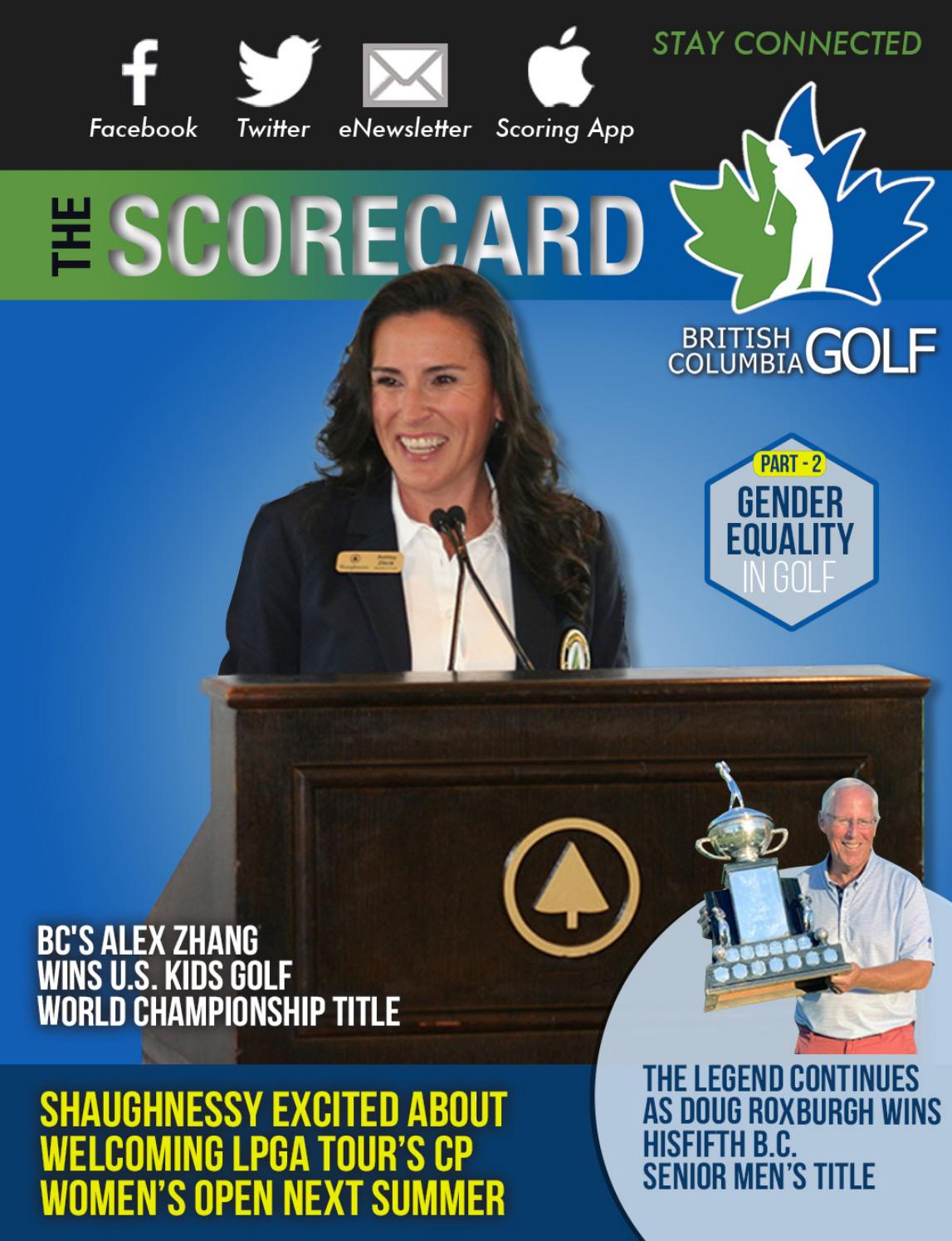 British Columbia Golf - The Scorecard Magazine Vol. 5 Issue 8 by Inside ...