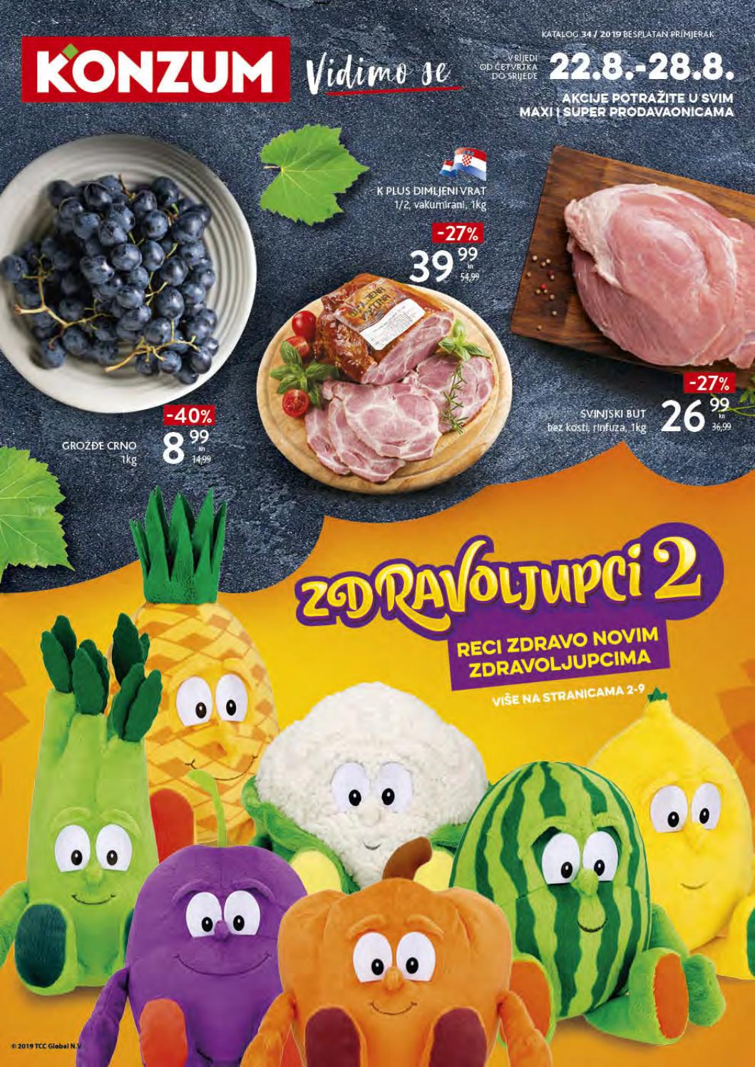 Konzum katalog 22.8.-28.8. by Konzum - Issuu