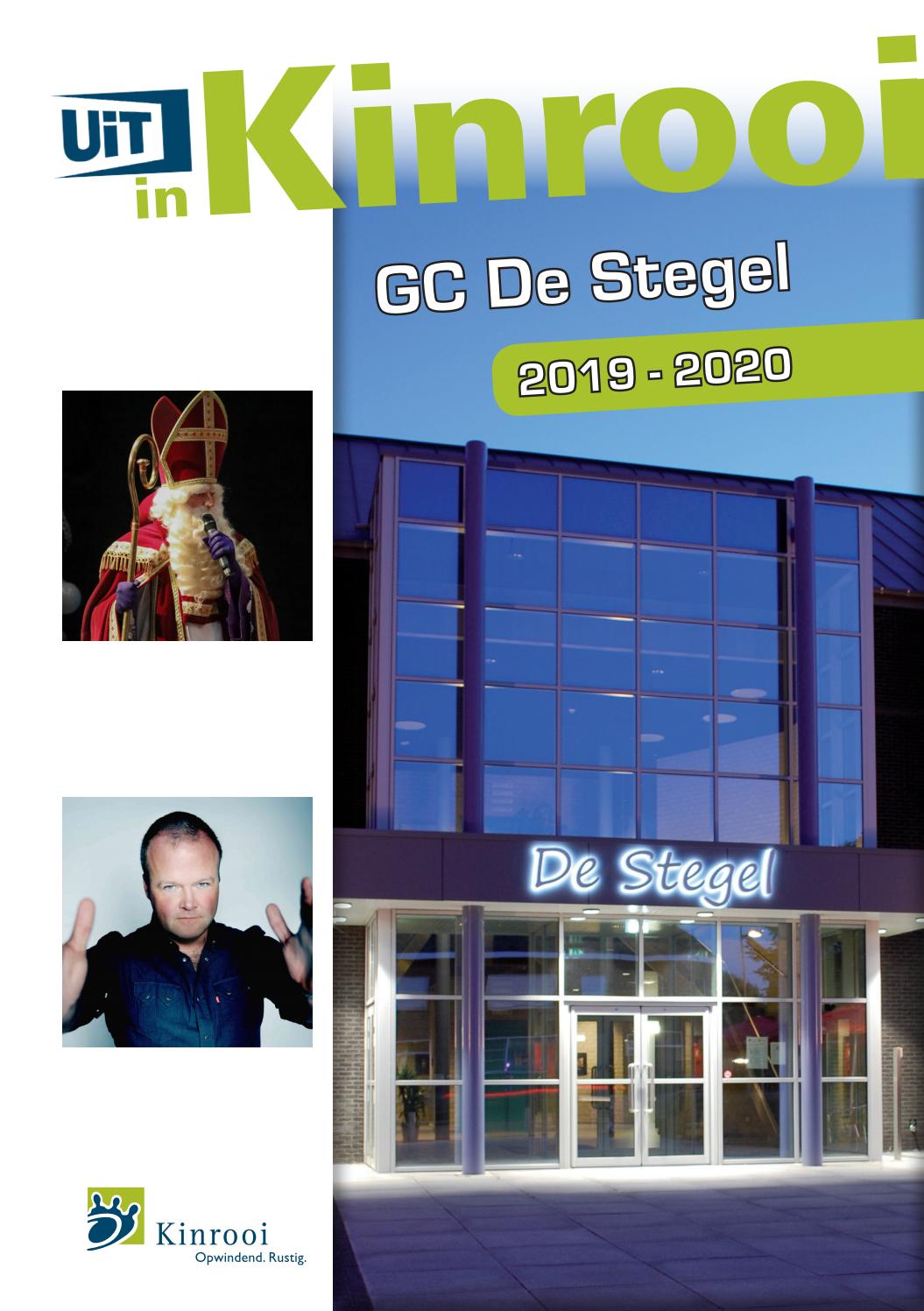 Brochure programma GC De Stegel 2019-2020 by Gemeente KINROOI - Issuu