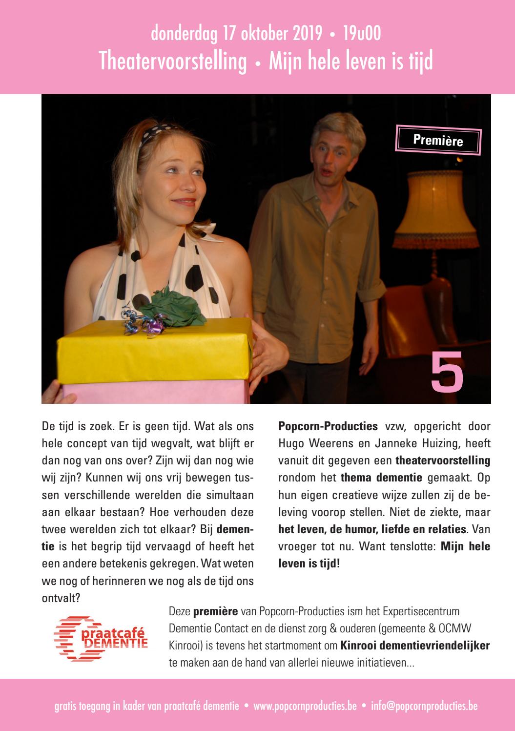 Brochure programma GC De Stegel 2019-2020 by Gemeente KINROOI - Issuu