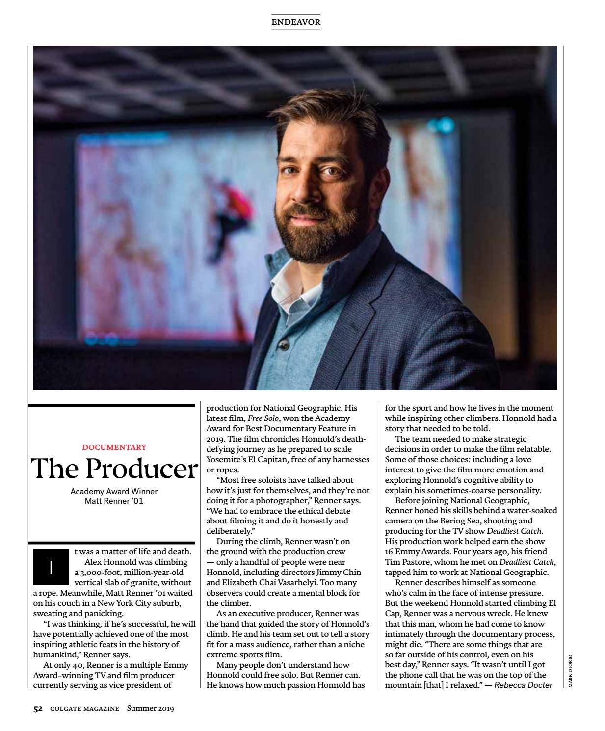 Colgate Magazine — Summer 2019 by Colgate University - Issuu