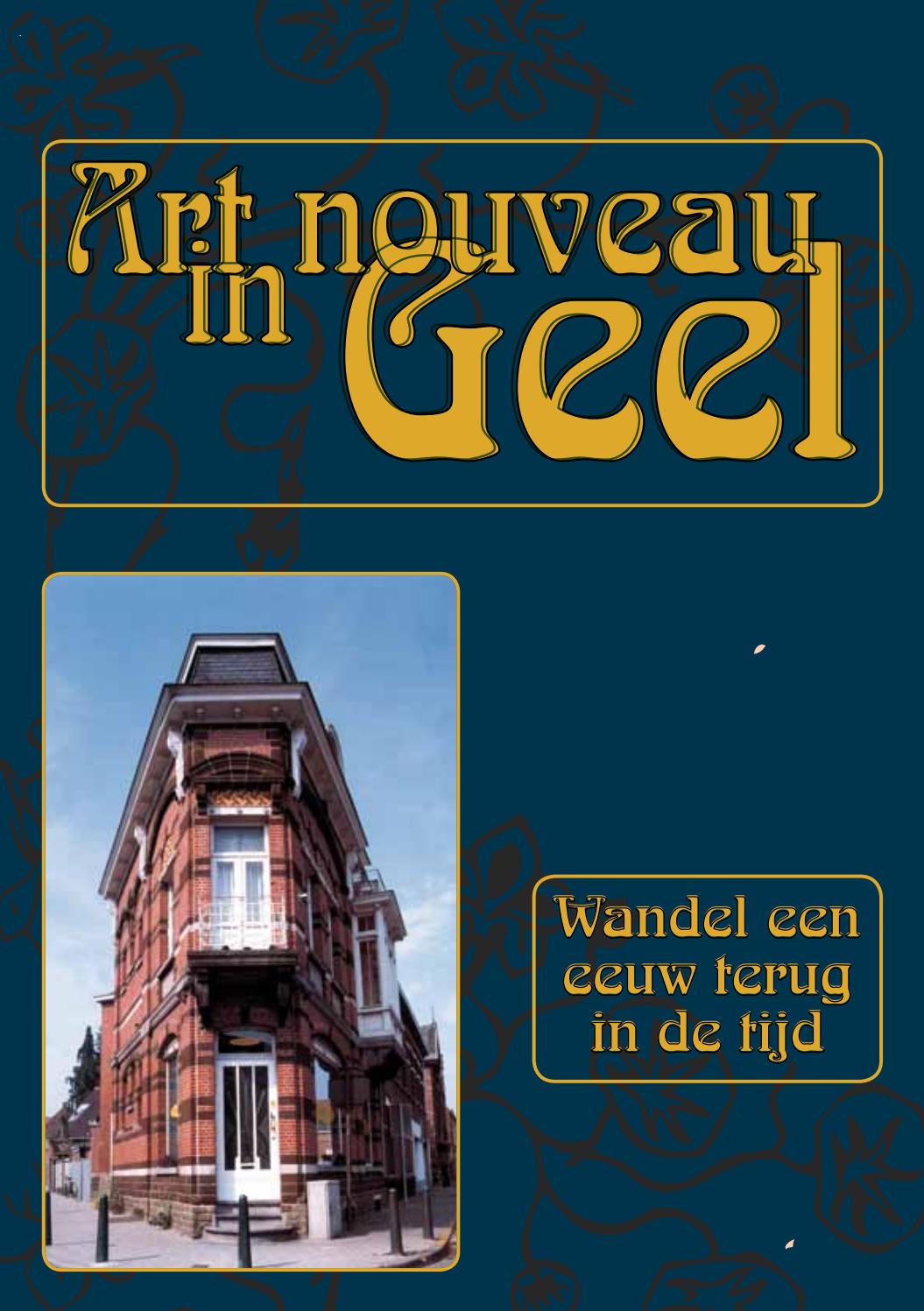 Art Nouveauwandeling by Stad Geel - Issuu