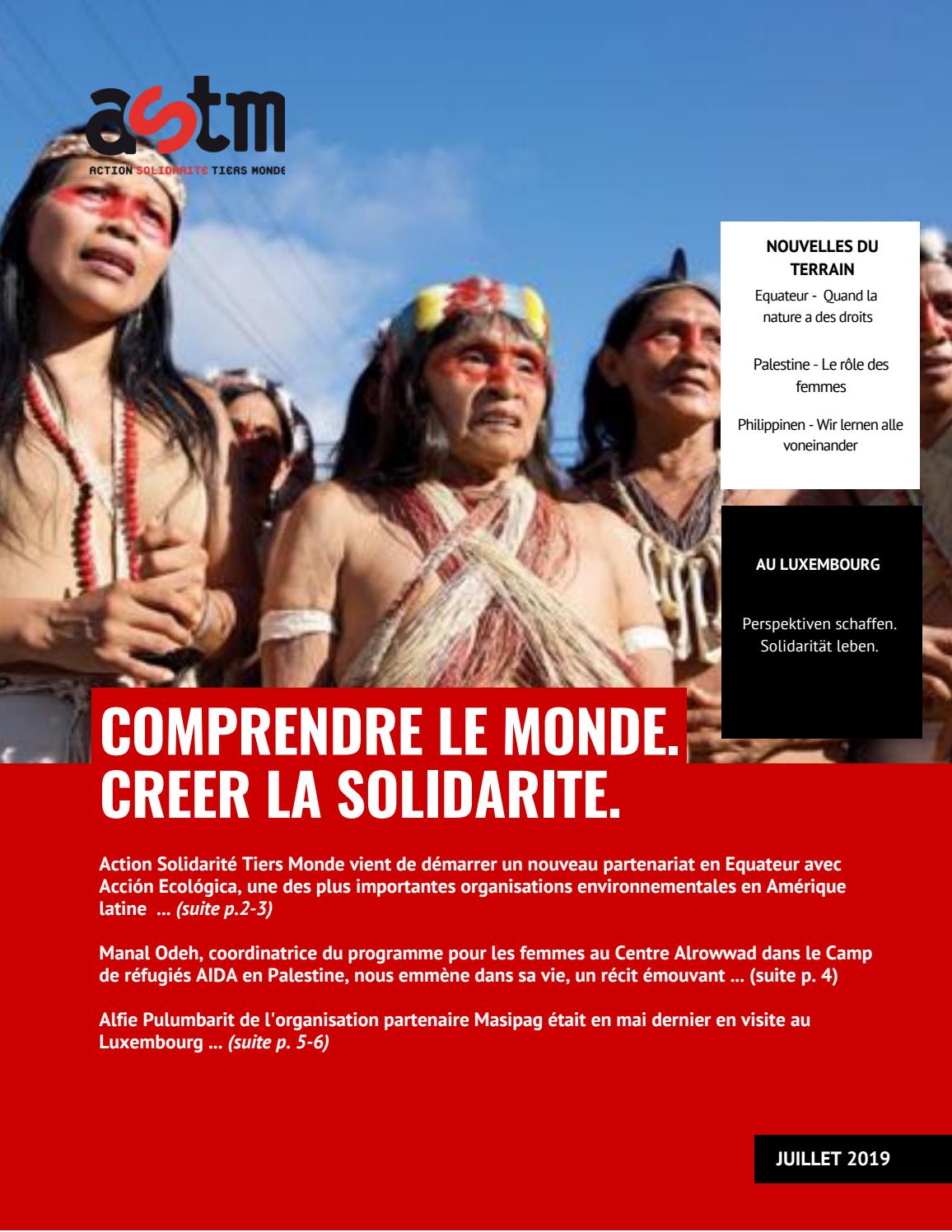 Comprendre le Monde. Créer la solidarité. by Action Solidarité Tiers ...