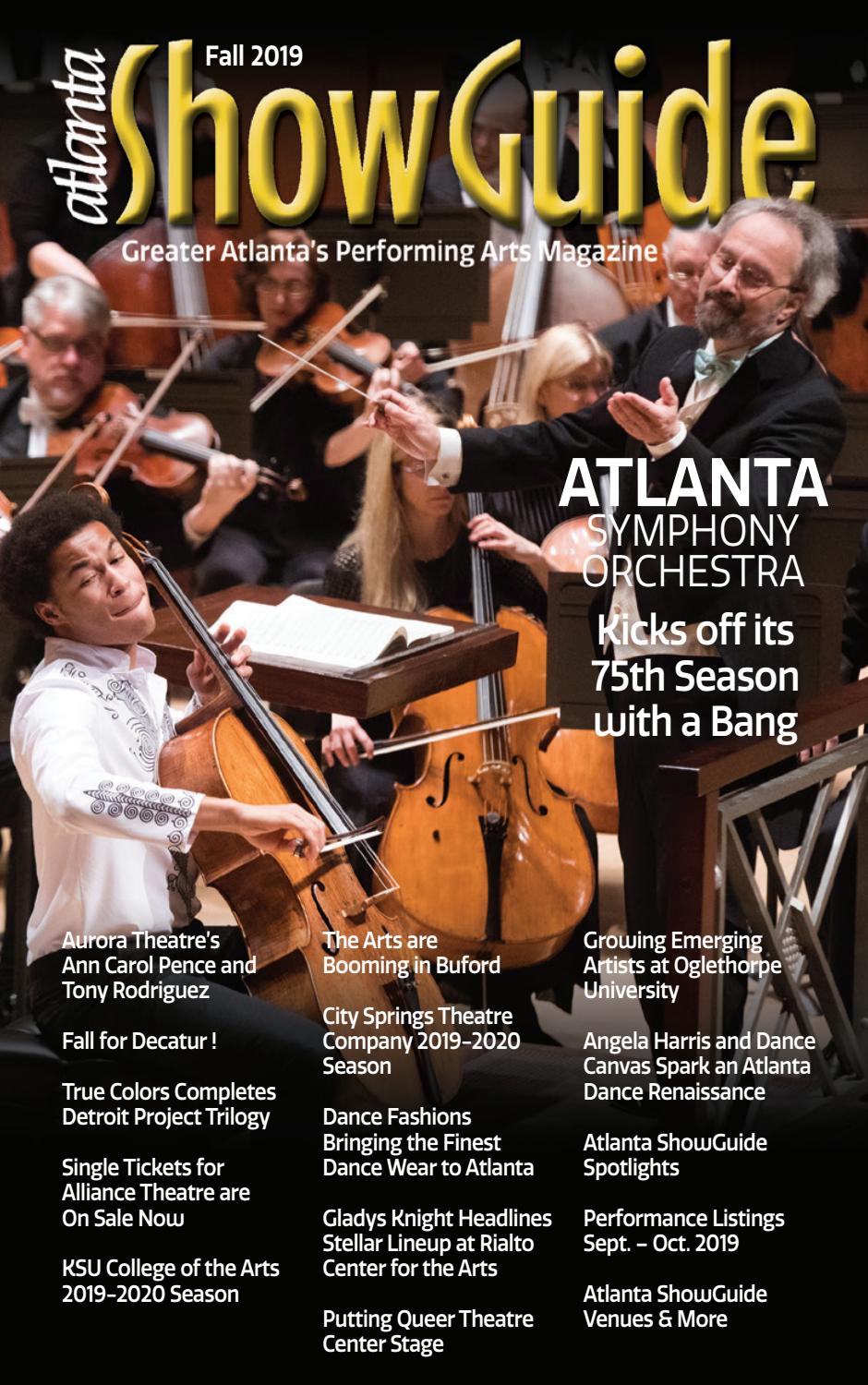 Atlanta ShowGuide Fall 2019 by Atlanta ShowGuide - Issuu